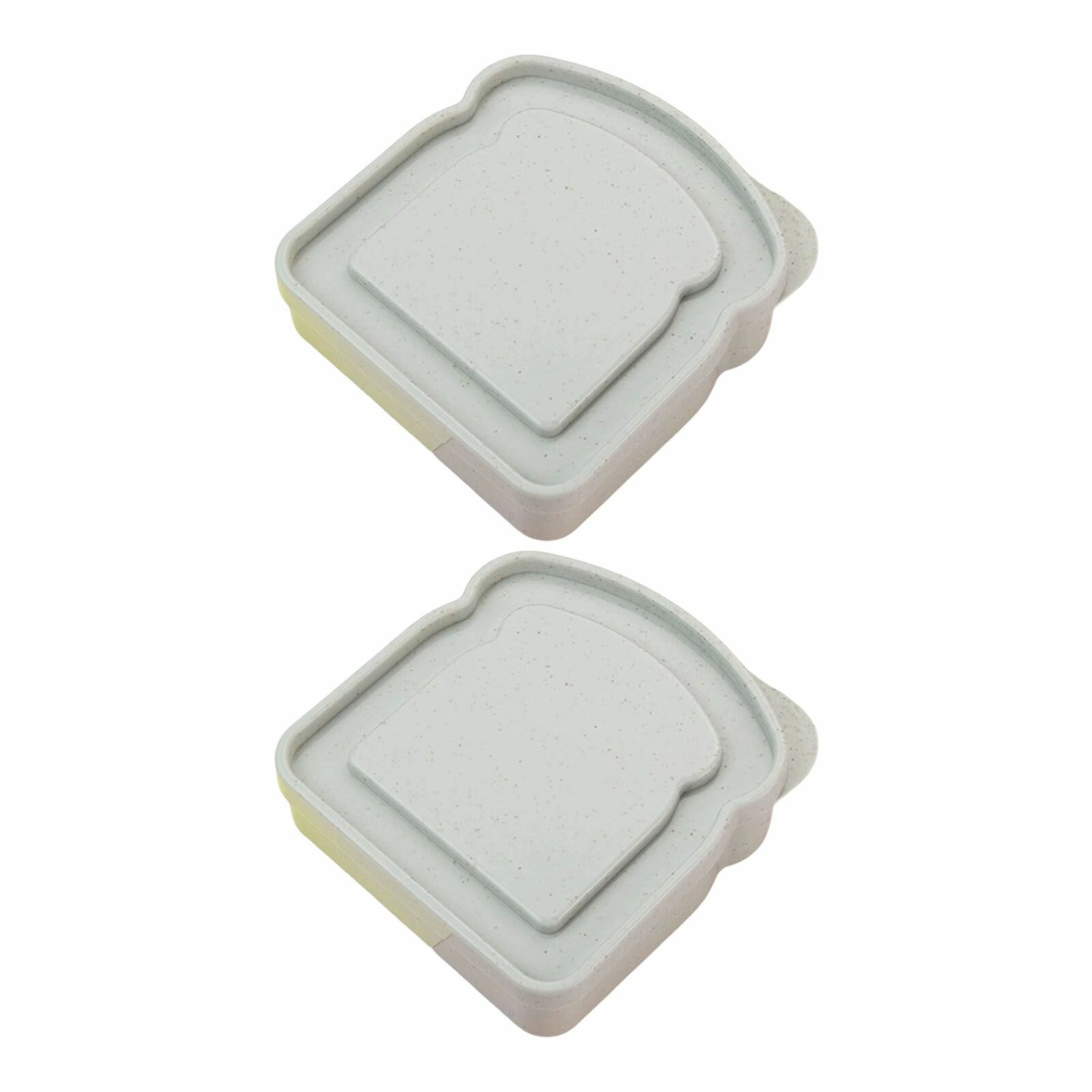 Пластиковый контейнер для сэндвичей в форме тостов с крышкой офиса кемпинга и активного отдыха