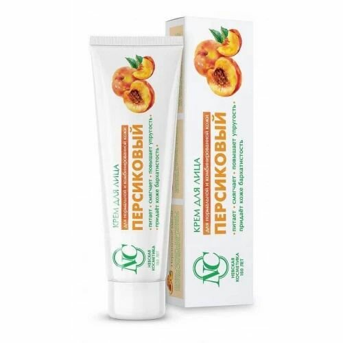 Крем для лица Невская косметика Персиковый питательный для нормальной и комбинированной кожи 40 г