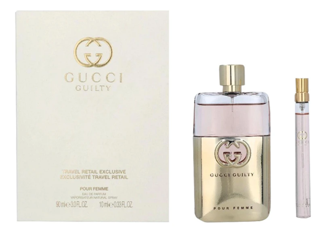 Парфюмерная вода Gucci Guilty Pour Femme женская 90 мл + 10 мл Travel Set