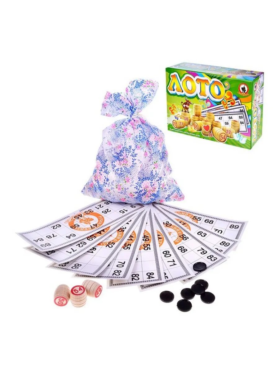 Лото деревянное. Новинка