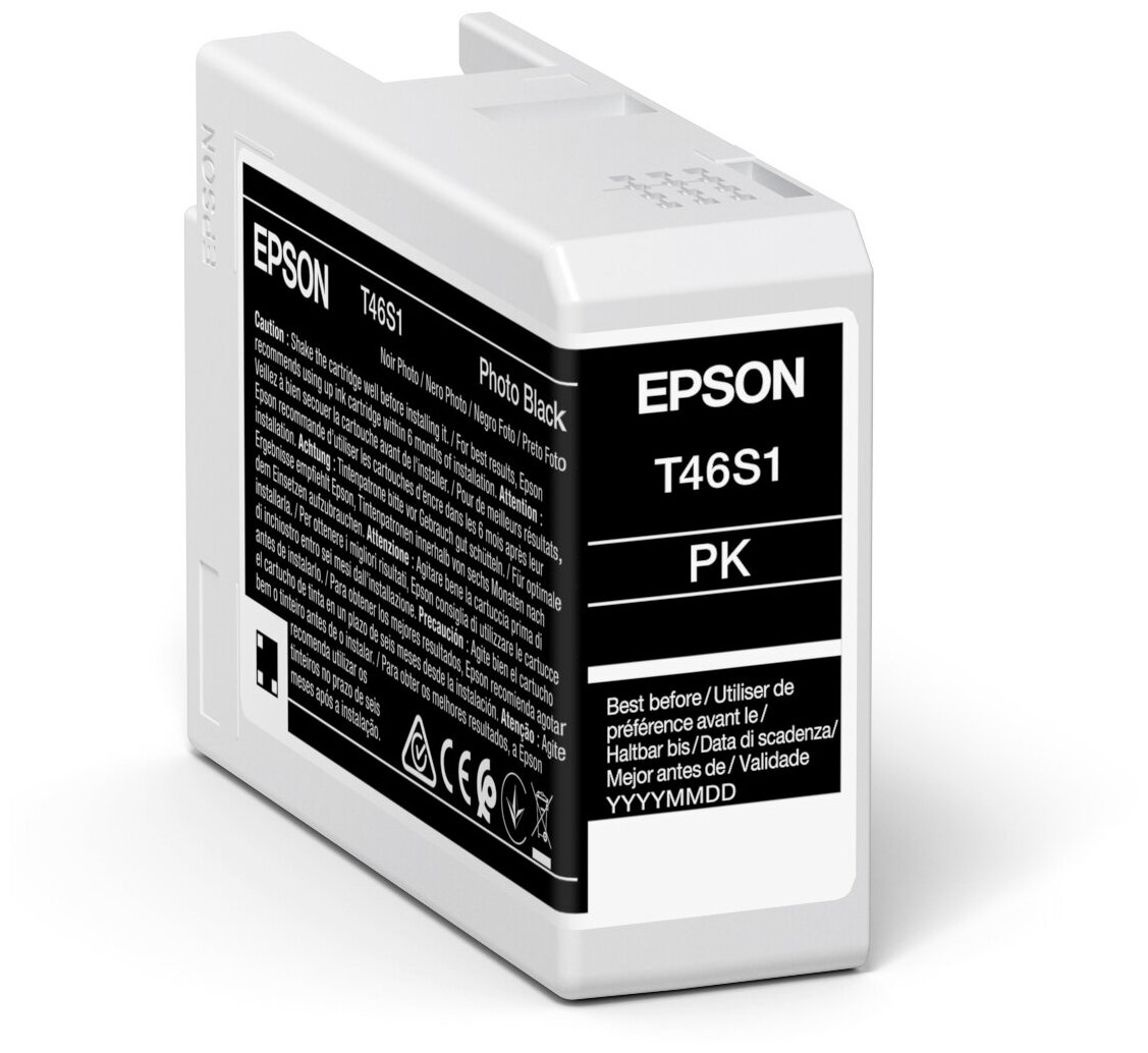 Картридж Epson Singlepack PhotoBlack T46S1 UltraChromePro10 ink 25ml C13T46S100