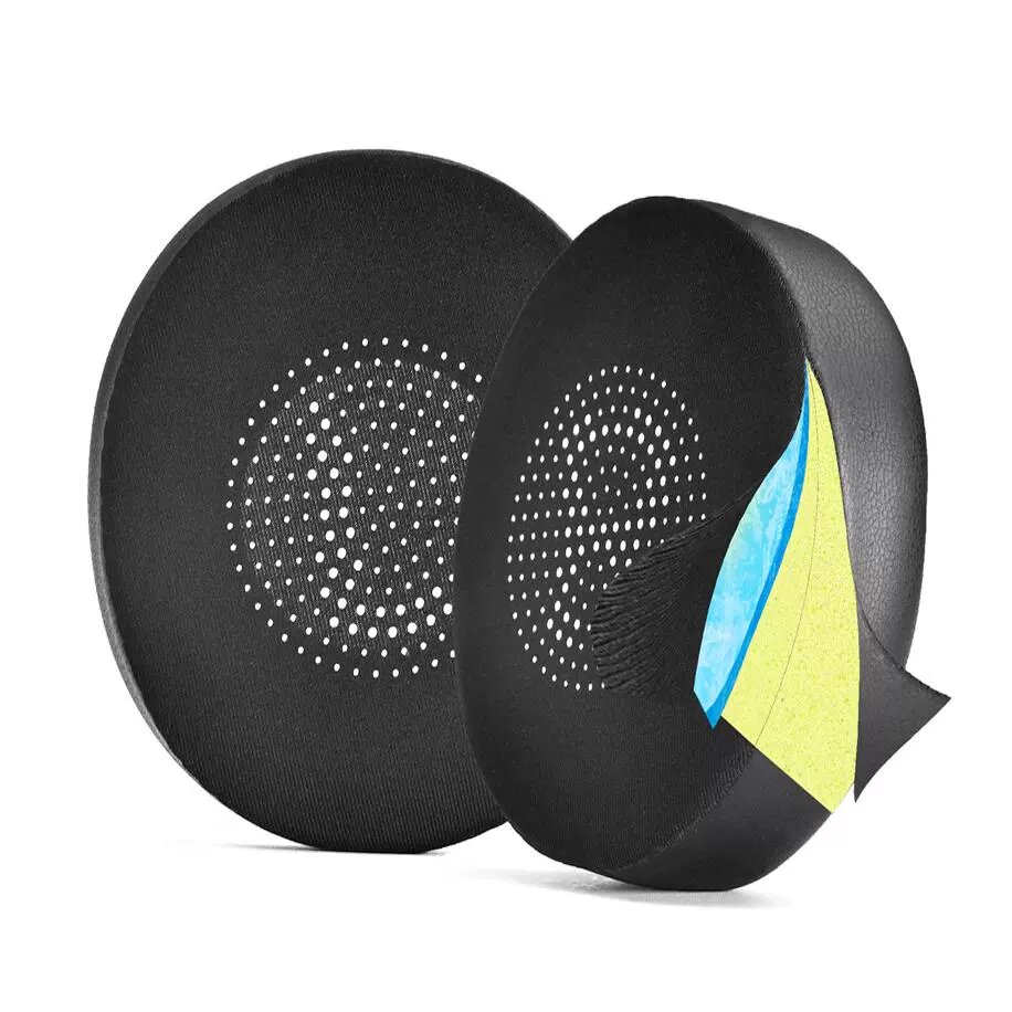 Заменяемые накладки на наушники для Jabra Elite 45H Evolve 2 65 UC 40MS - Ткань ледяной шелк пара
