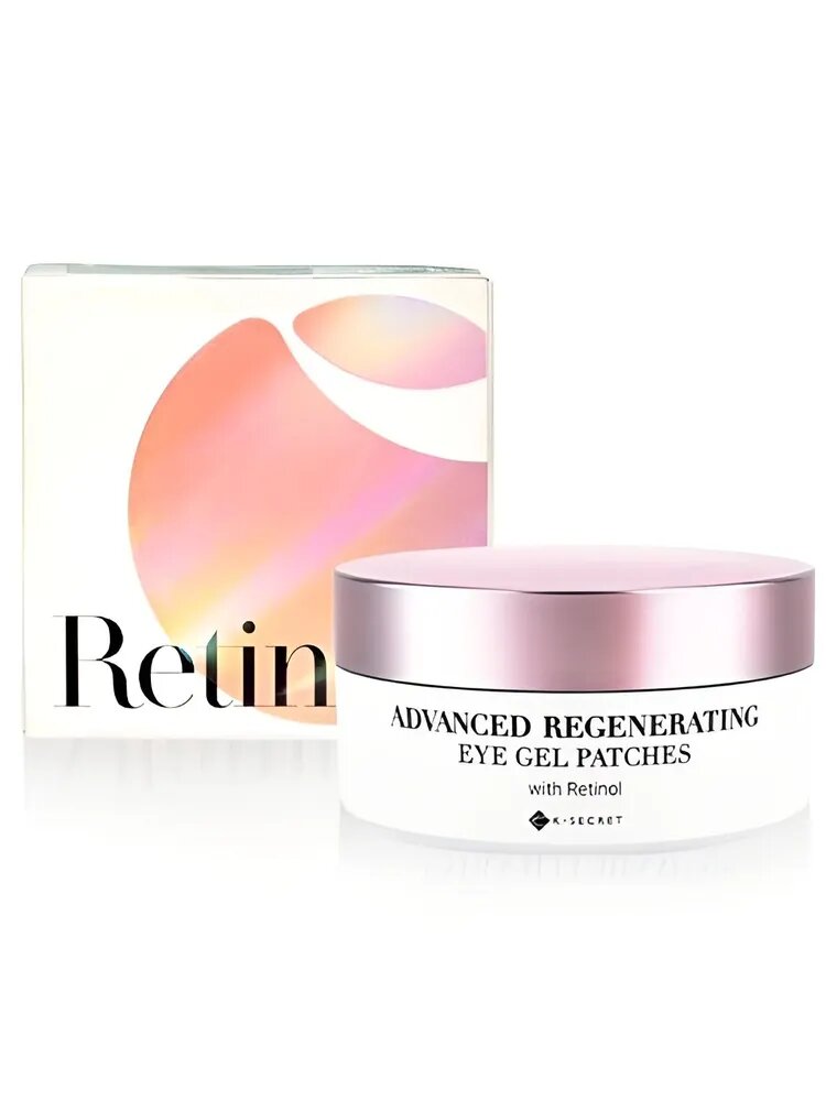 Патчи для век K-Secret "Seoul 1988", с ретинолом, регенерирующий эффект, 60 штук