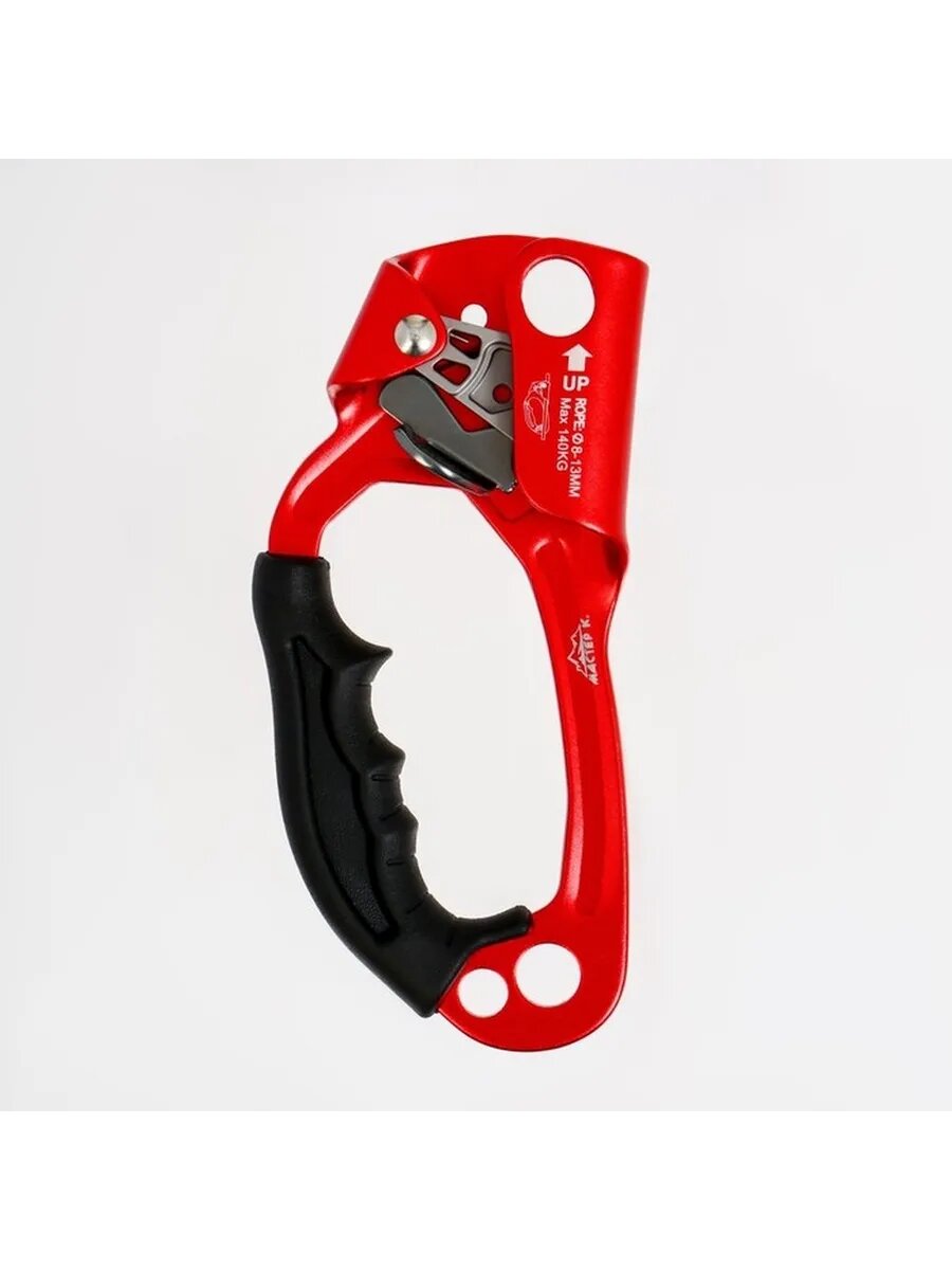 Безопасный зажим для подъема по перилам