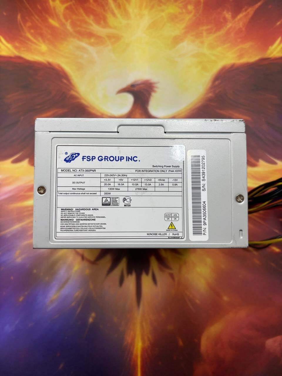 Блок питания 350W FSP ATX-350PNR