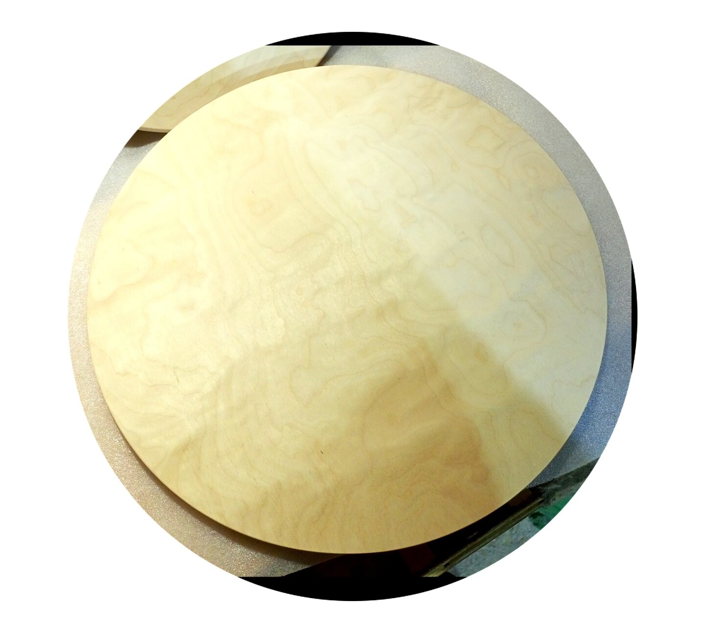 Столешница круглая 45см толщина 15мм березовая фанера под покраску для кофейного столика