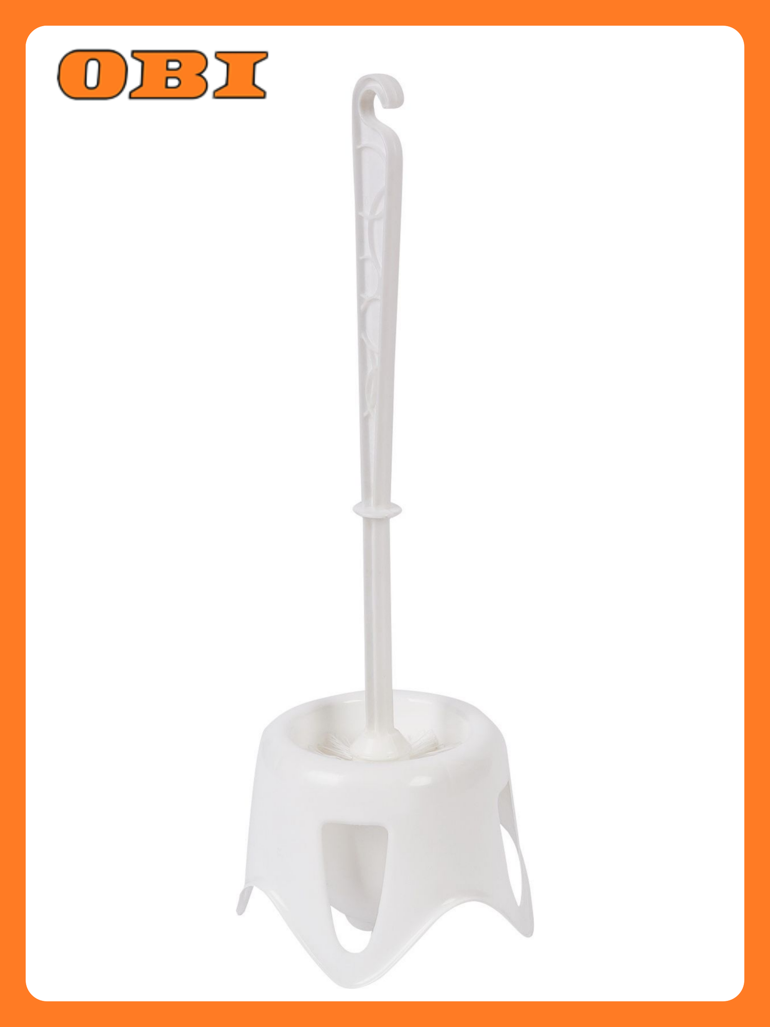 Набор д/туалета Spin&Clean Disco 115х115х325 полипропилен белый