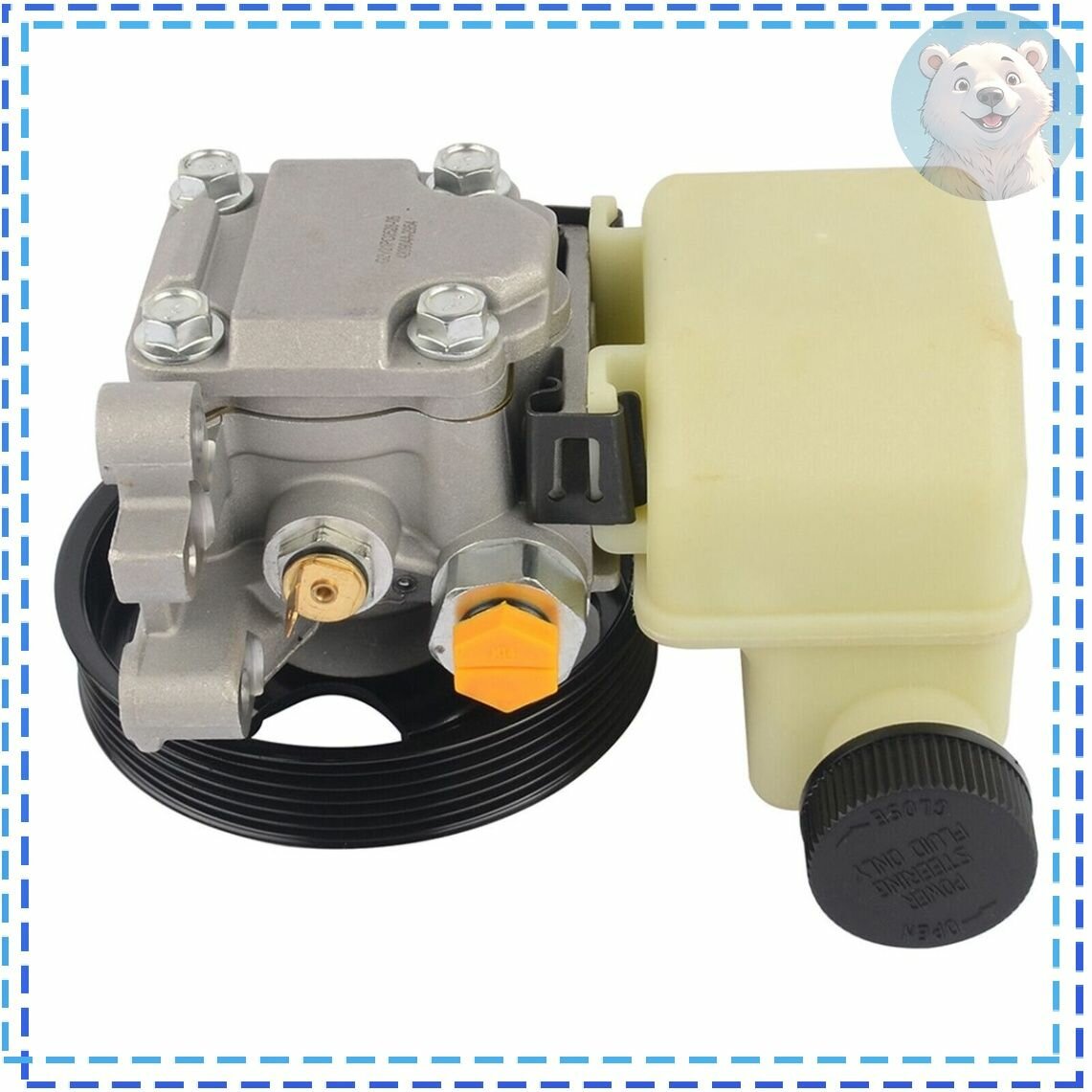 (D O M G)Насос Гидроусилителя Руля Со Шкивом+Бачком Для Mazda CX-7 2007-2012 2,5 Л