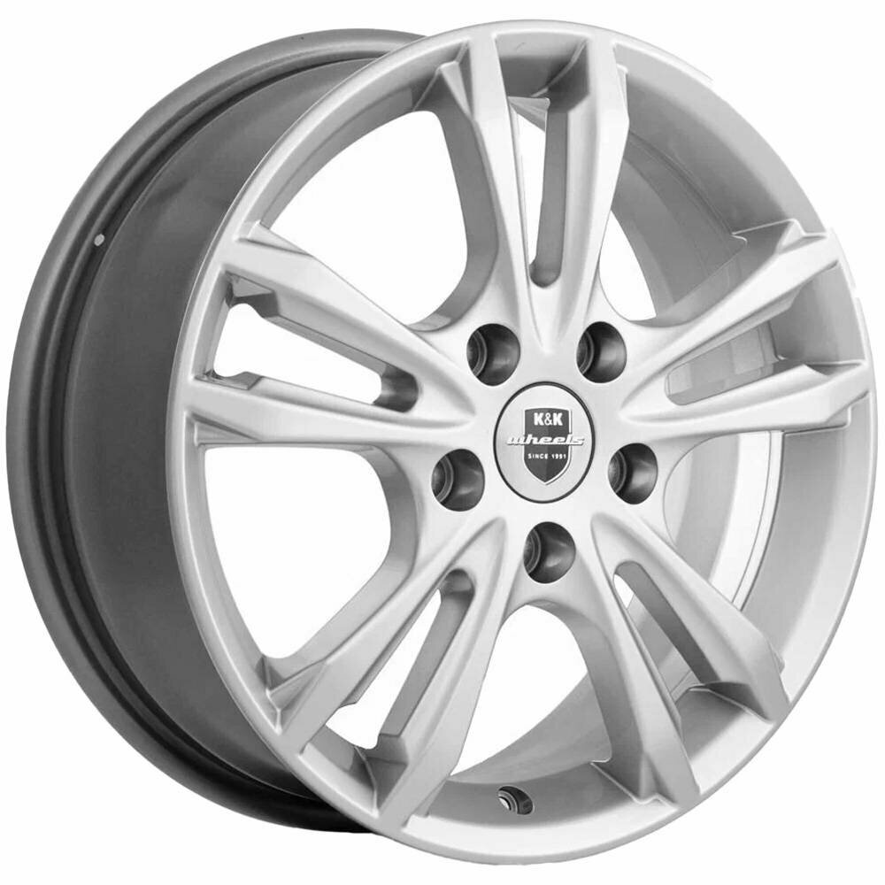 Колесный диск K&K Samara 6x16 4x100 ET45 D67.1 Сильвер