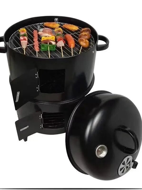 Каптильня горячего и холодного копчения нержавейка с гидрозатвором