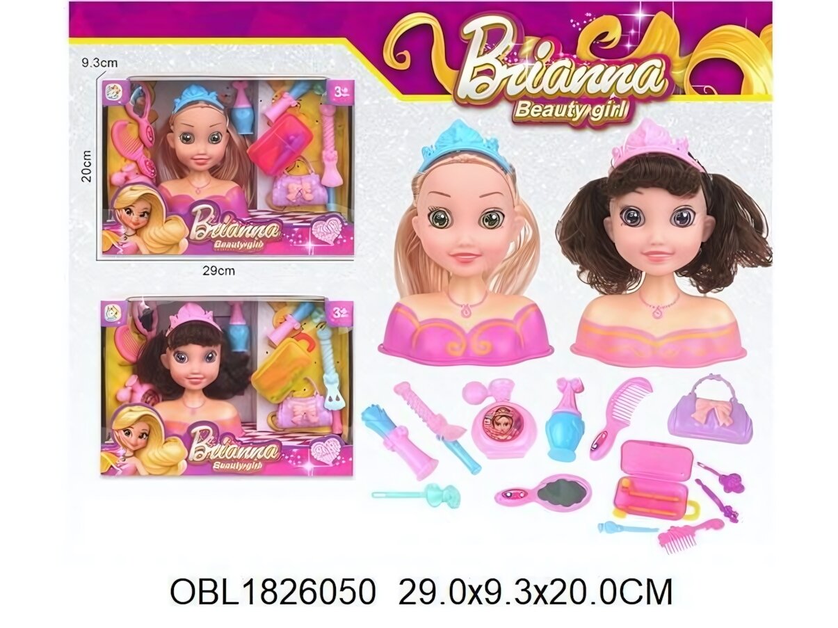 Набор стилиста, коробка L-80-3, игрушечные аксессуары и инструменты, для девочек 3+