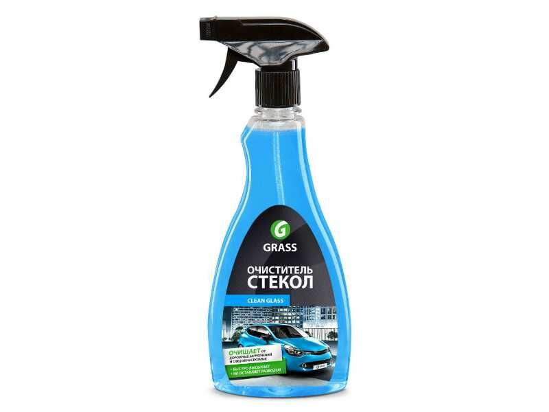 Очиститель стекол и зеркал 600 мл GRASS Clean glass не оставляет разводов триггер 110393