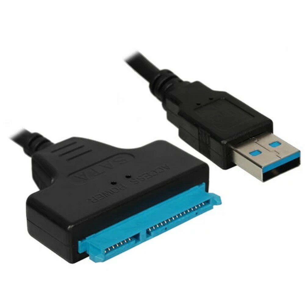 Cablexpert переходник Адаптер USB3.2 Gen1 на SATA 2.5" HDD SSD, Sata3, 5 Гбит с, длина 0.3м, пакет A-USB3-SATA3-2.5
