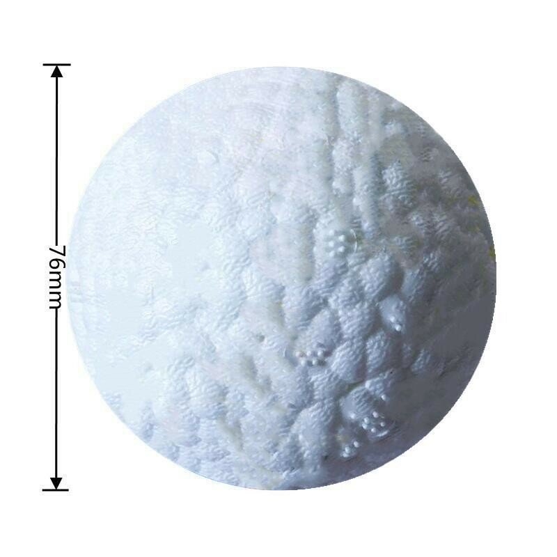 Твердый игрушечный мячик для домашних собак, устойчивый к укусам, белый, 7,6 см