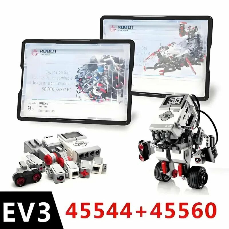 Конструктор робот программируемый 2 в 1 EVтри 45544 + Ресурсный набор Mindstorms EVтри 45560