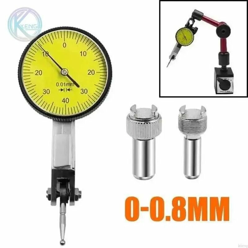 Индикатор рычажно-зубчатый ИРБ 0-0,8 мм, шаг 0,01 мм / Индикатор часового типа рычажный 0,01 мм