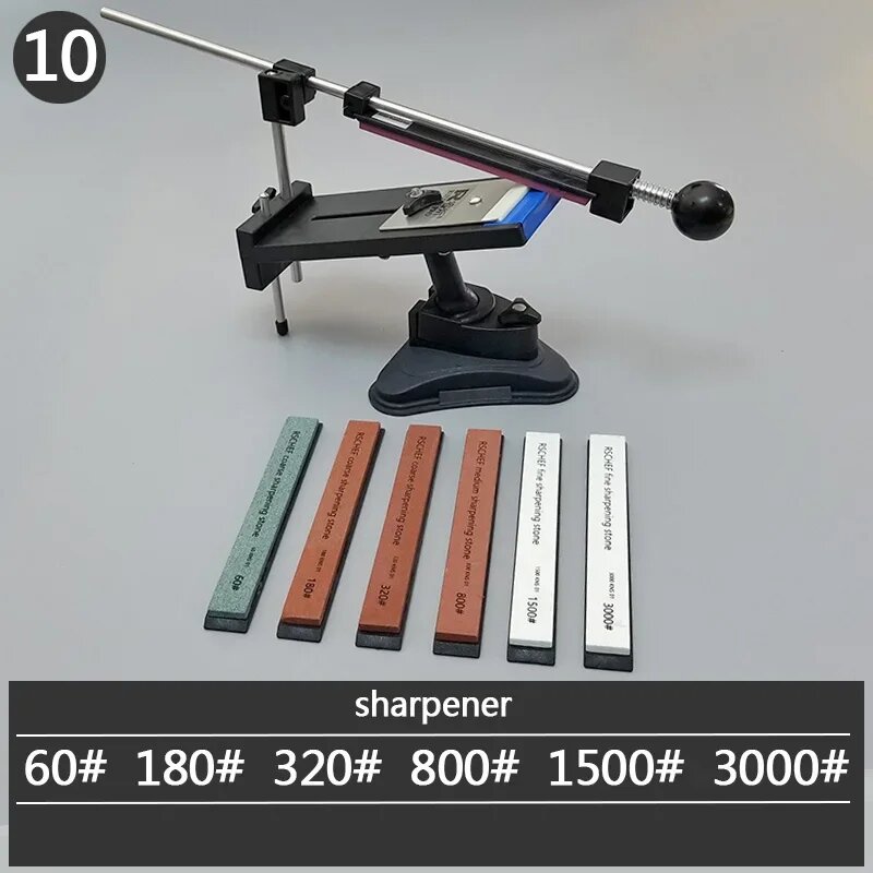 Ruixin Точилка для ножей, 6 штук, Color: 10-sharpener 6S