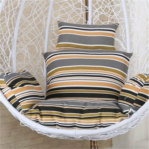 Подвесная корзина с подушкой, съемная и моющаяся, подушка для балконного ротангового кресла, утолщенная подушка для качалки в виде птичьего гнезда, подвесное кресло