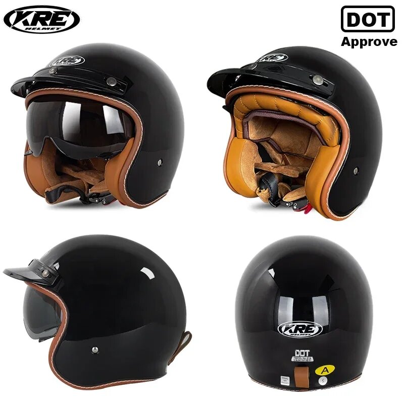 Мотоциклетный шлем с открытым лицом для мужчин и женщин, аксессуары для мотоцикла, XL, Only Helmet