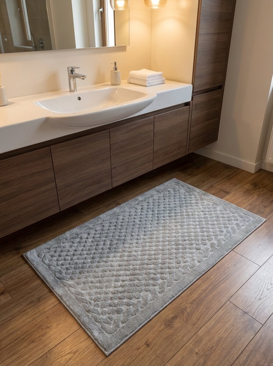 Коврик для ванной и туалета на пол Natali's Carpets, текстиль, прямоугольный 80х120 см Турция