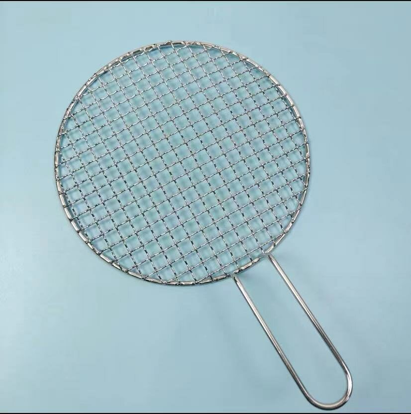 Источник производителя вокруг печи для приготовления чая углеродная гриль сетка для наружного барбекю с ручкой Круглая