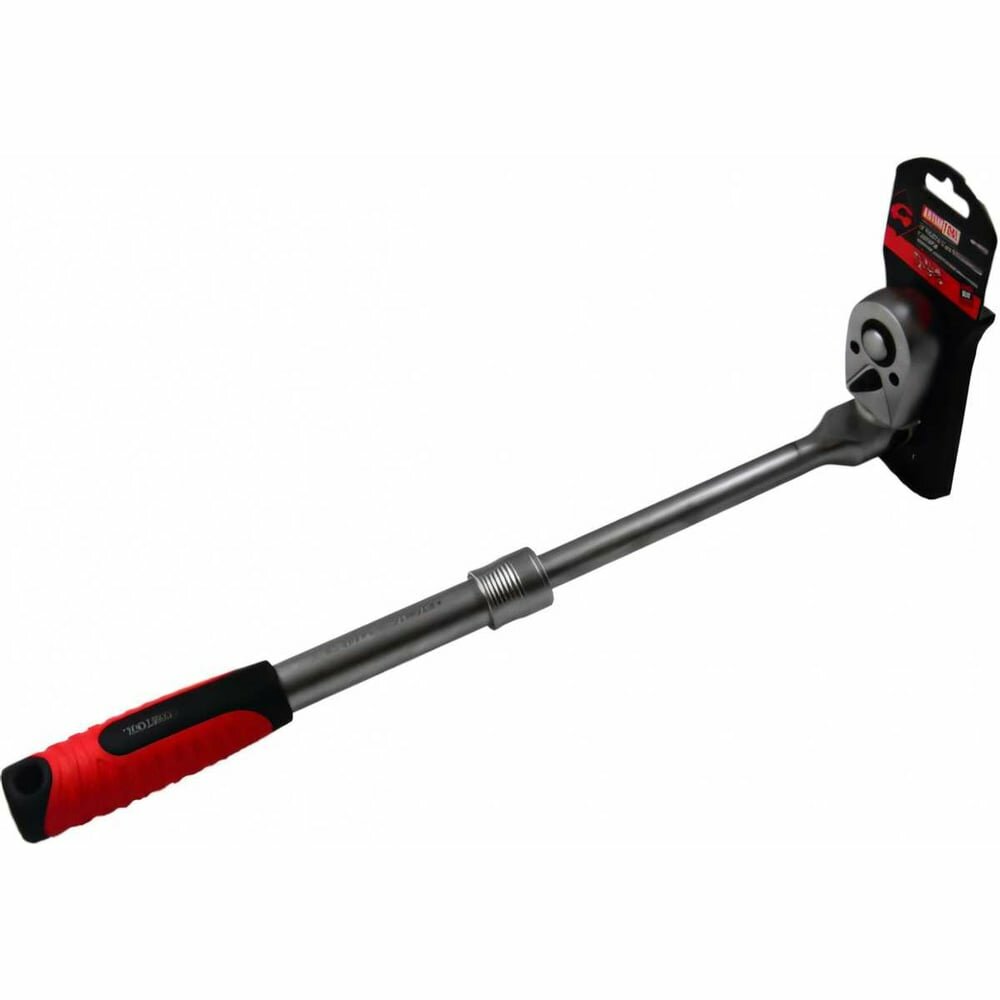 Трещотка ABTOMTOOL РROFFI 1/2, 72 зуб, 350-500 мм, телескопическая, CrV 54252