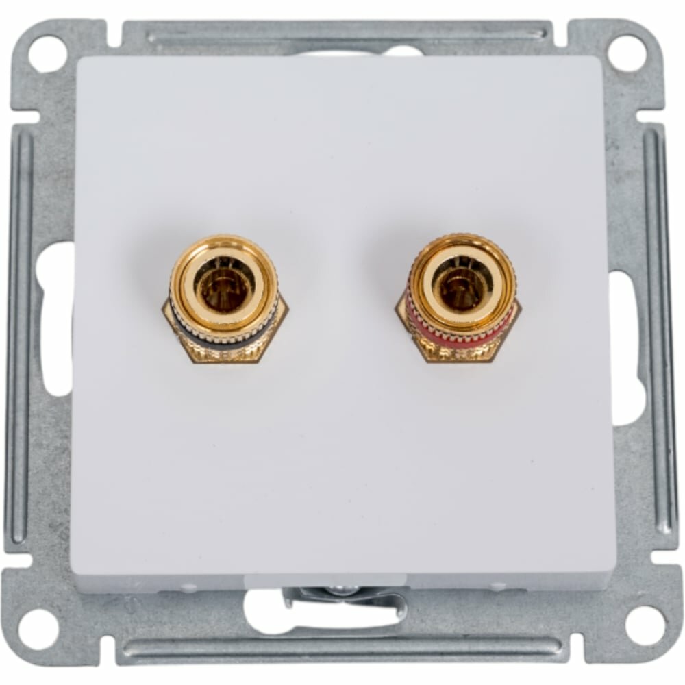 Двухместная аудиорозетка Systeme Electric AtlasDesign