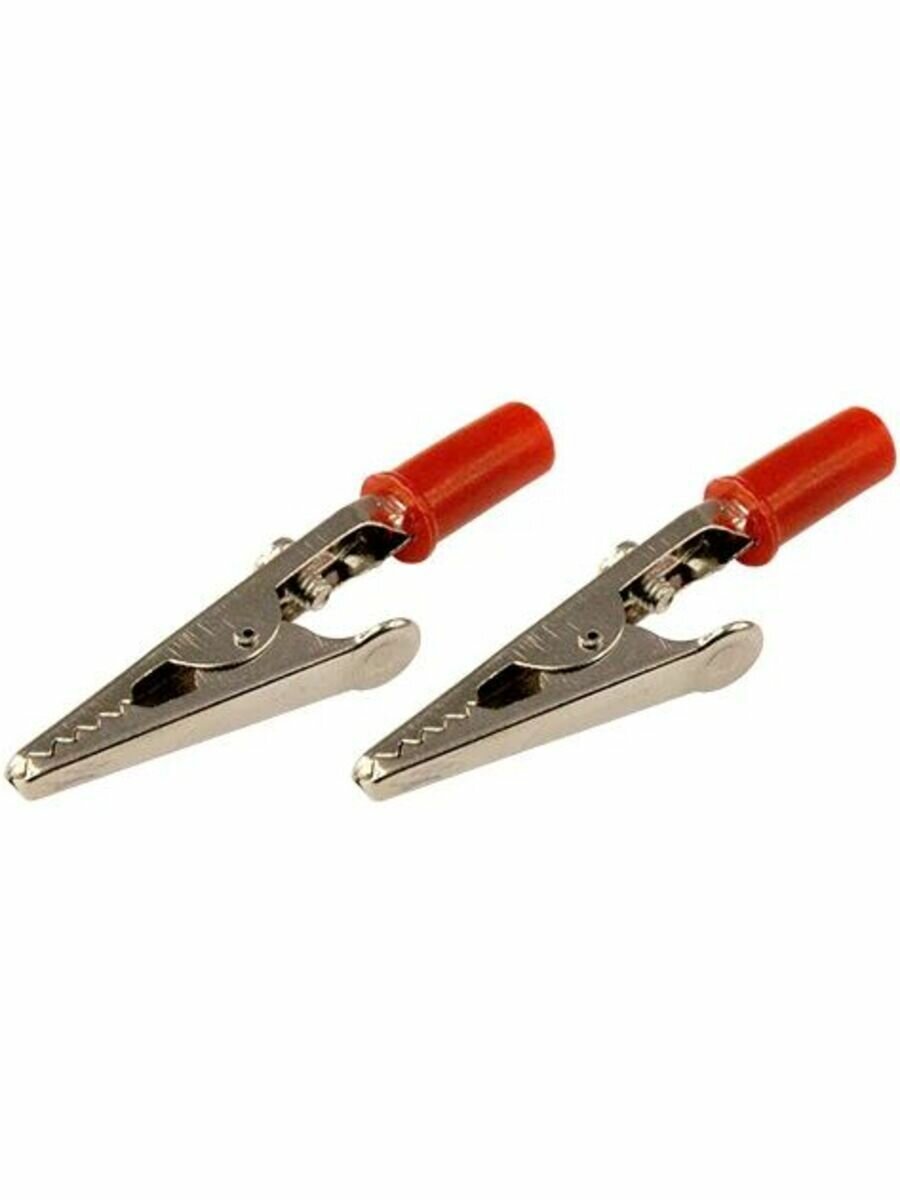 Зажим крокодил REXANT длина 53 мм, ток 15A, 2 шт 16-0009-9 электромеханическое устройство