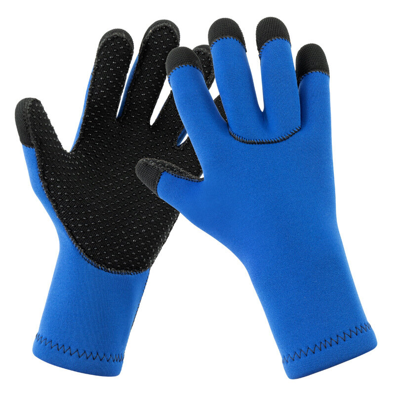 Камуфляжные 3мм перчатки для плавания и дайвинга для мужчин, противоскользящие, износостойкие, с защитой пальцев от царапин, теплые, защищающие от холода, перчатки для снорклинга для женщин