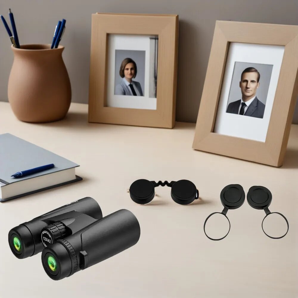 1 комплект резиновых защитных чехлов для телескопа, черные чехлы для бинокля