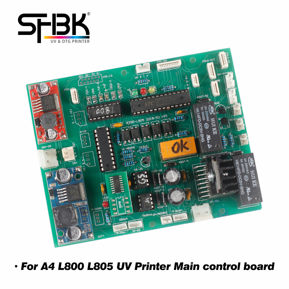 Материнская плата автоматического управления для принтера A4 UV для Epson L800 801 L805, защищенная плата подачи бумаги, основная плата A4 UV DTF адаптера