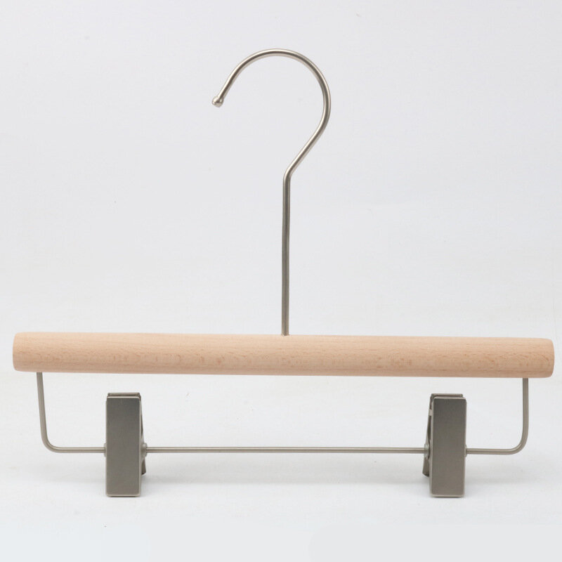 Прямая поставка с фабрики, Детская вешалка из цельного дерева, магазин одежды, Женская бесшовная одежда, брюки,