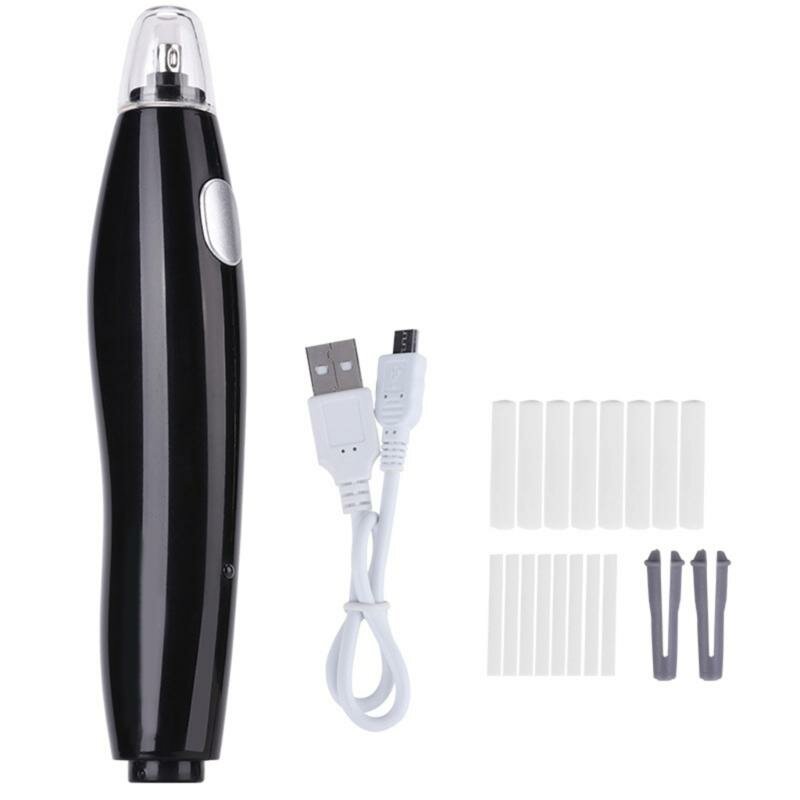 Электрический ластик с заменяемыми насадками, Черный