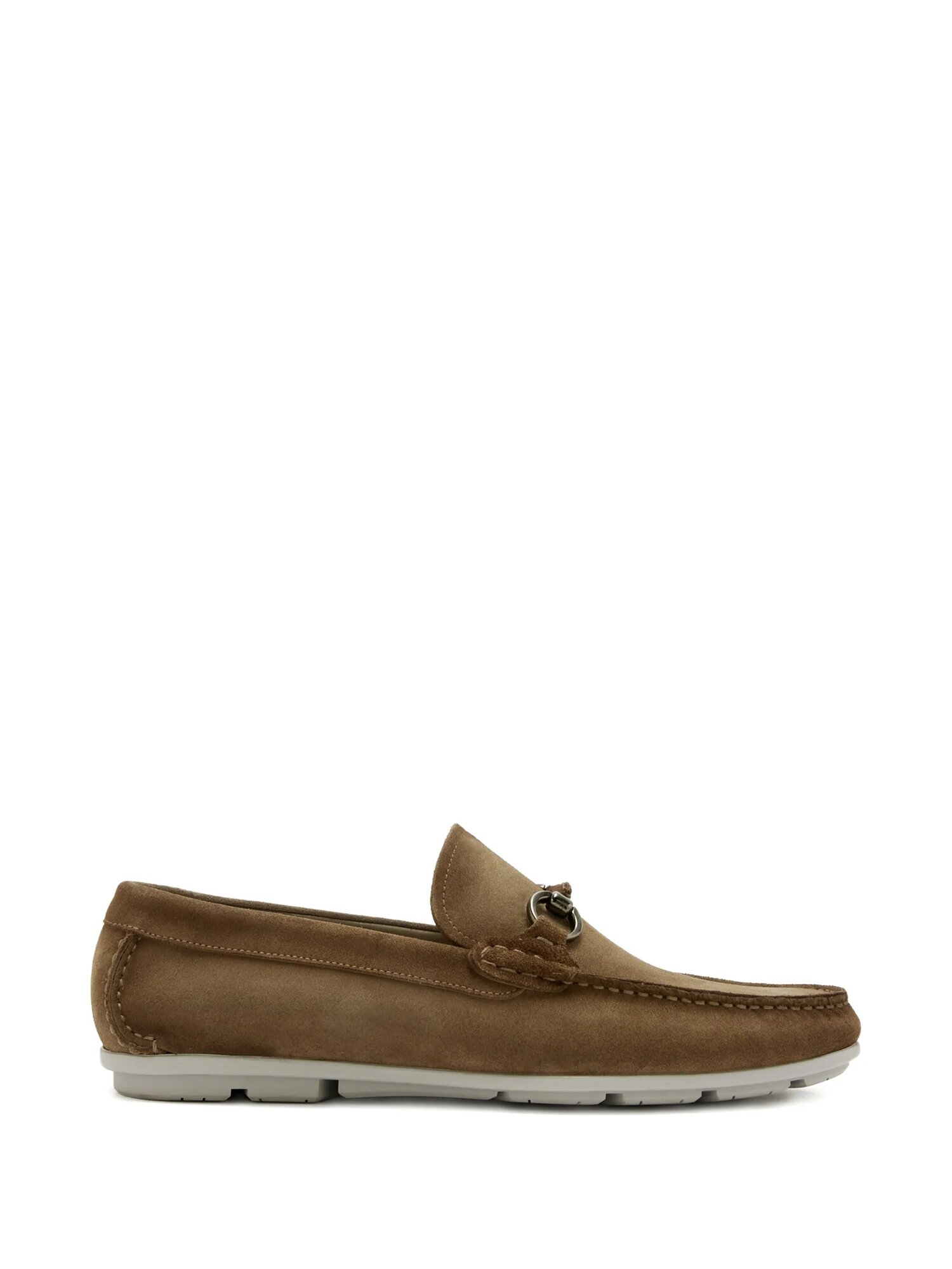Лоферы Strap-detail suede loafers