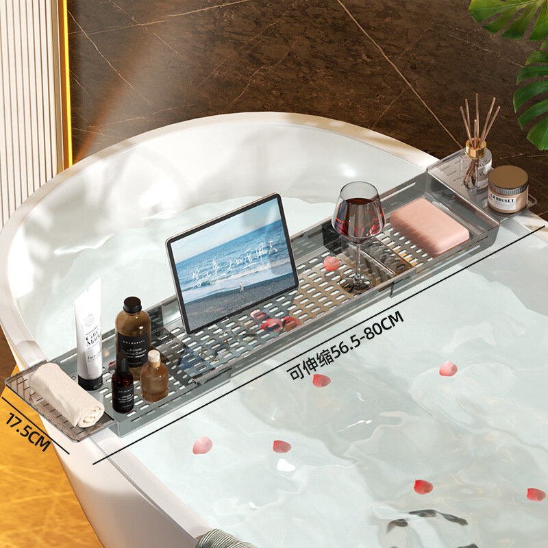 Стеллаж для хранения в ванной, расширяемый дренажный стеллаж, доска для хранения, подставка для ванны, поддон для ванны, стеллаж для ванной