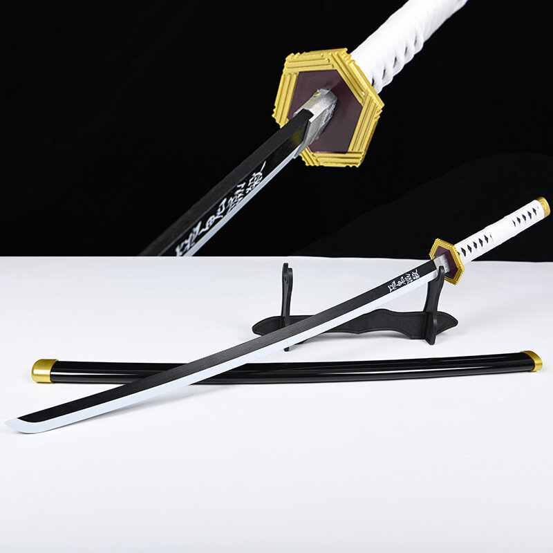 Меч для косплея Demon Slayer, оружие Камадо Танджиро, Зеницу, Иноске, бабочка, ниндзя, детский бамбуковый деревянный неострый меч