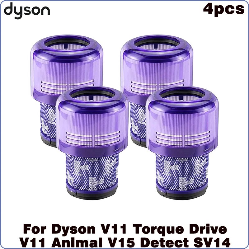 Запасные части HEPA-фильтров для Dyson V11 Torque Drive V11 Animal V15 Detect SV14 4pcs