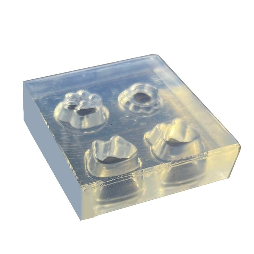 Силиконовая плесень лапы милого кролика для создания миниатюры, - S