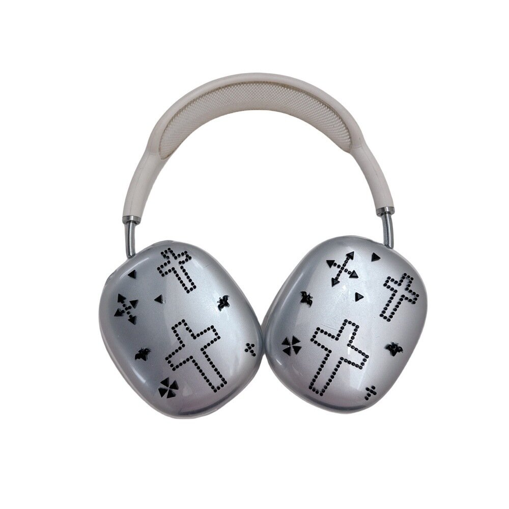 Защитный чехол для Apple AirPods Max, совместимый с AirPods MAX, прозрачный чехол с бантиком для наушников MAX