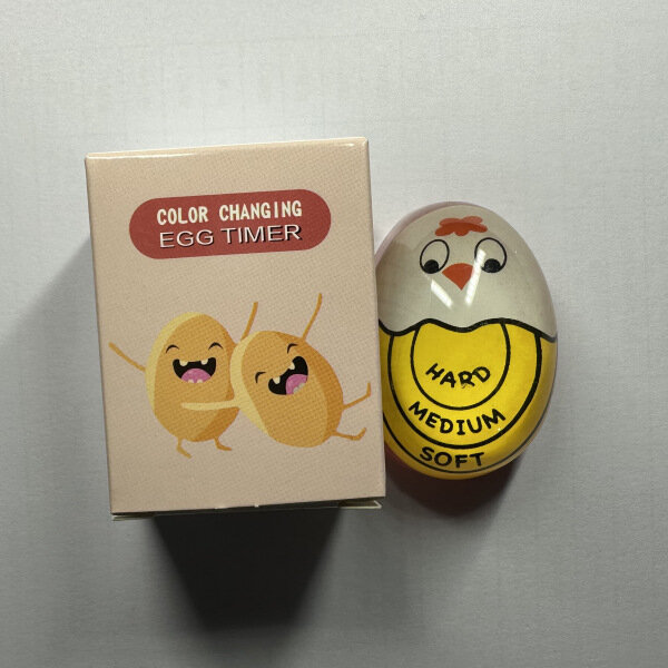 Японский таймер для варки яиц кухонный мультяшный таймер таймер наблюдатель за яйцами в горячих источниках напоминалка артефакт в упаковке желтые цыплята (с противоизносной сумкой внутри)