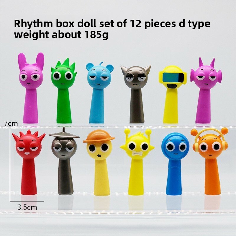 Pvc art toy with assembly for music collectors and gamers style 4