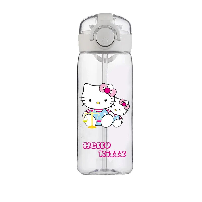 Минисо детская бутылка для воды Hello Kitty 400 мл Белый, Hello Kitty-12