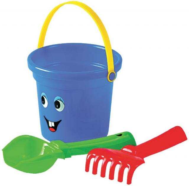 Полесье Песочный набор №29 (ведро мал, совок, грабли) арт.22116 с 1,5 лет
