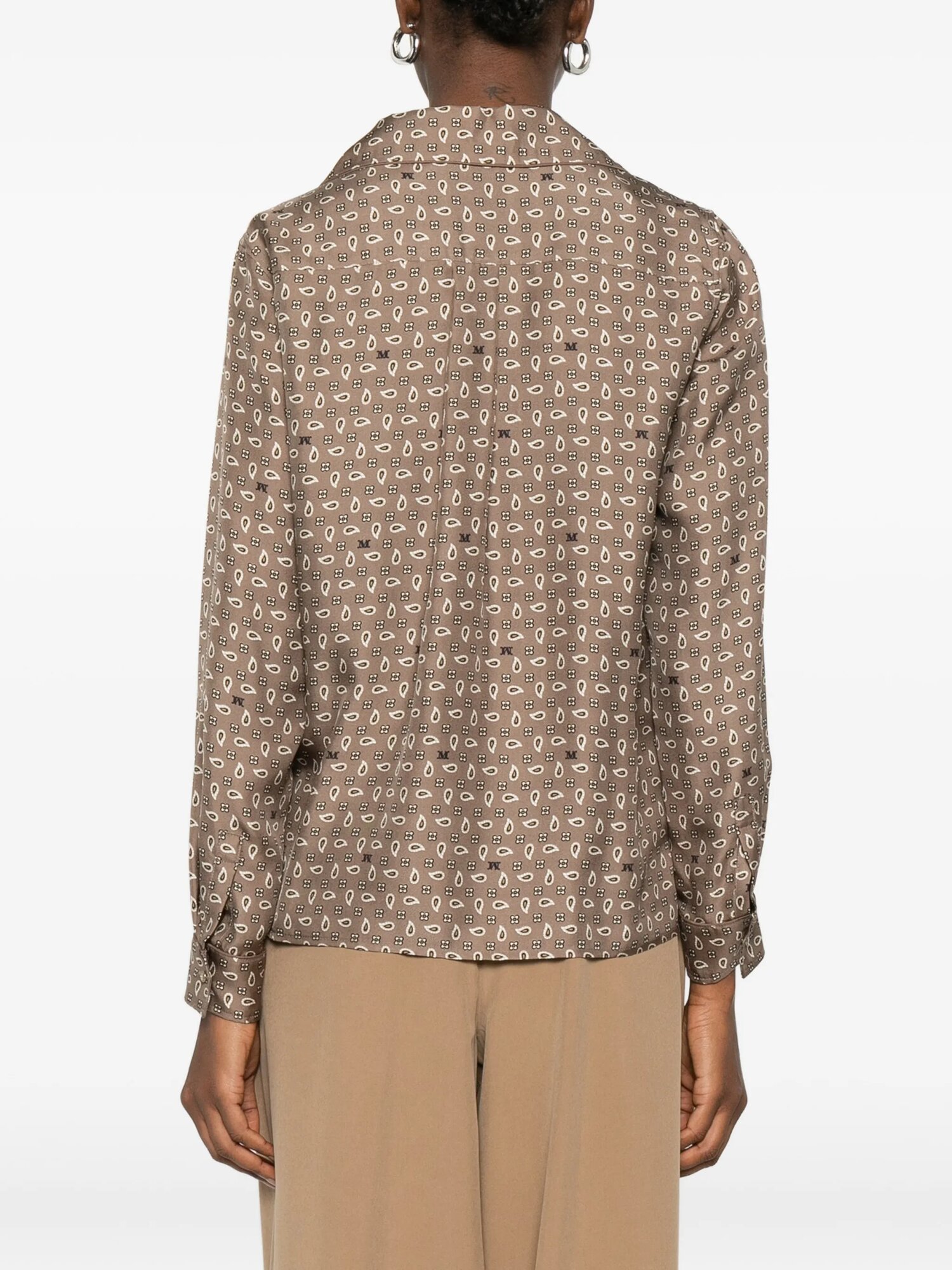 Рубашка Max Mara, размер 38, brown — фото 1