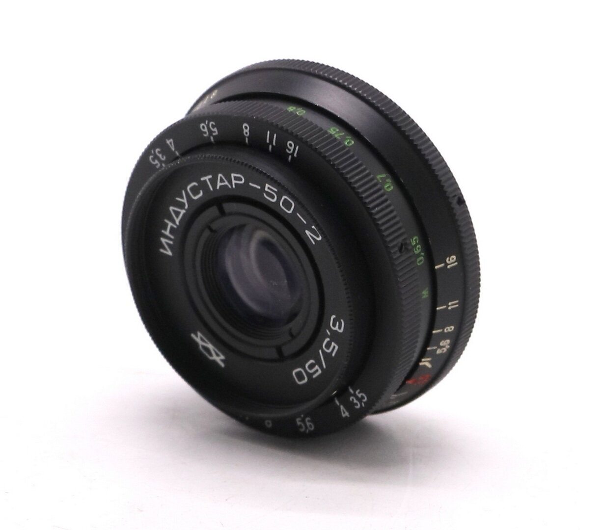 Объектив Индустар-50-2 f3.5/50 М42 в тубусе новый