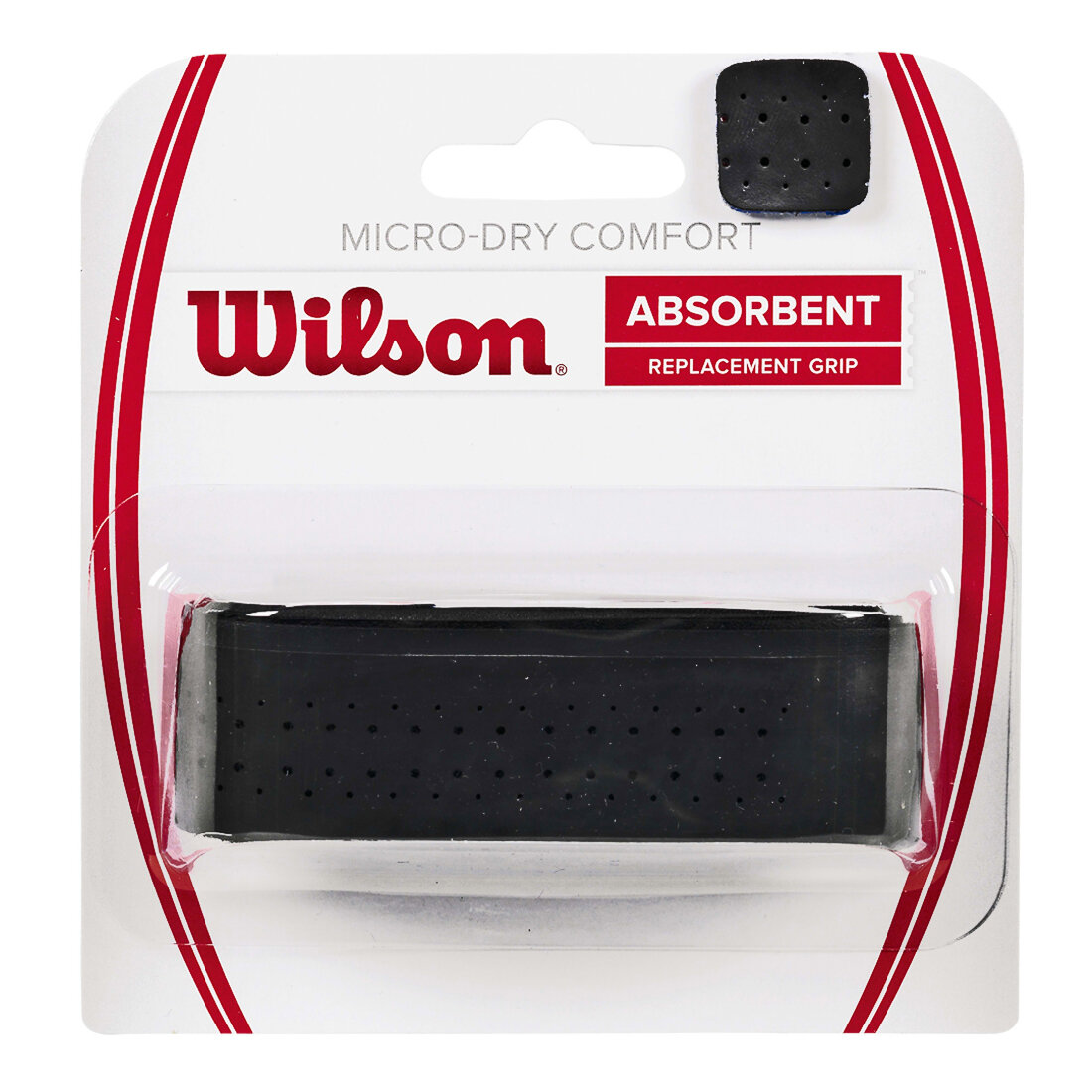 Обмотка для ручки Wilson Grip Micro-Dry Comfort x1, Black Полиуретан