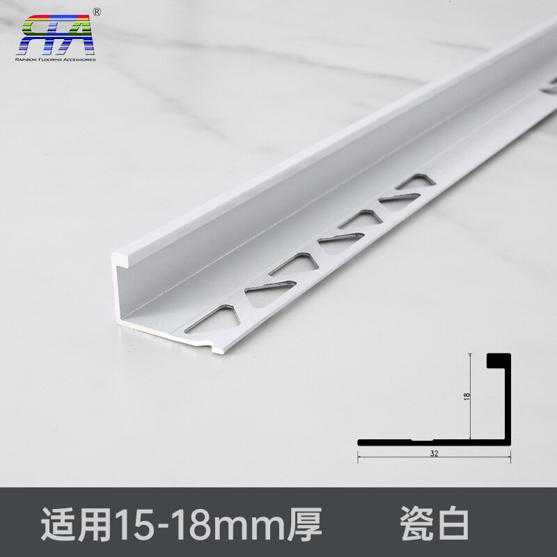 Алюминиевый уголок для плитки, кромка для деревянного пола, каменная кромка, угловая кромка, уплотнительная лента, плинтус