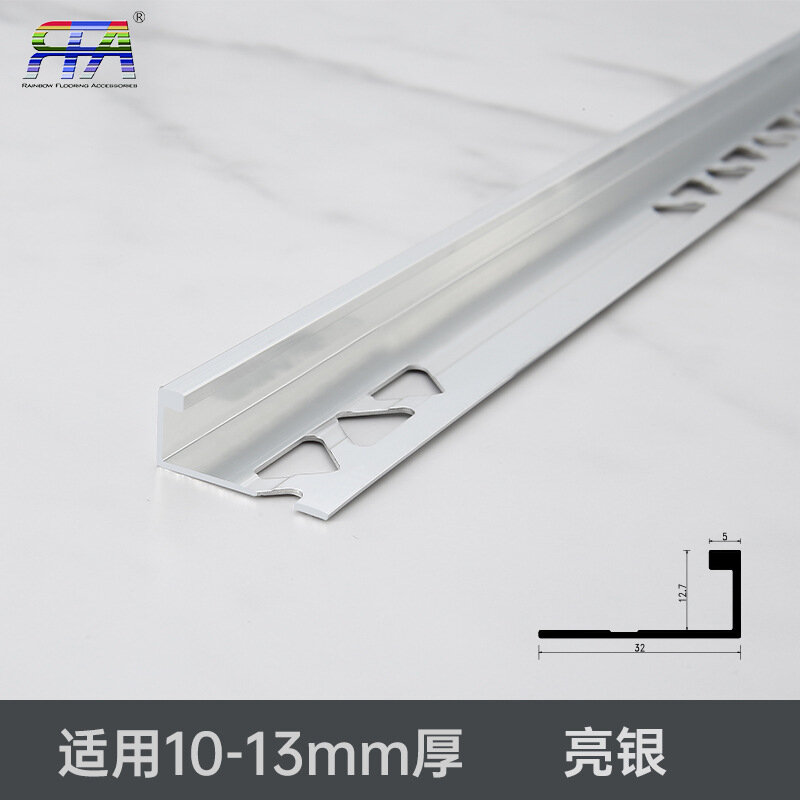 Алюминиевый уголок для плитки, кромка для деревянного пола, каменная кромка, угловая кромка, уплотнительная лента, плинтус