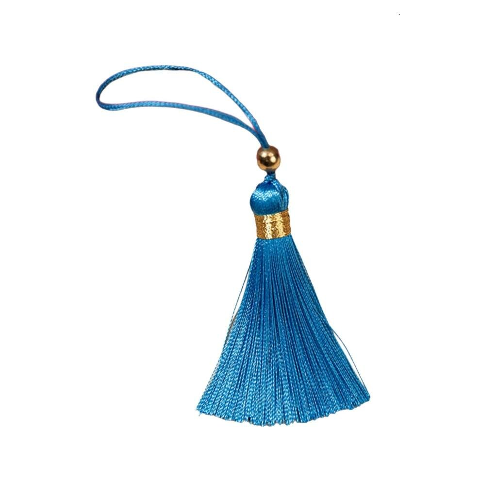 Брелок, Фирменный кулон своими руками из золотого бисера Stream Su Suizi-Небесно-голубой