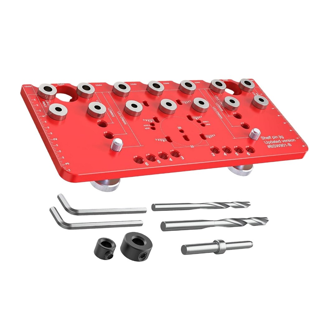 Инструмент для крепления металлической мебели 1/4 дюйма для сверления отверстий под петли и штифты